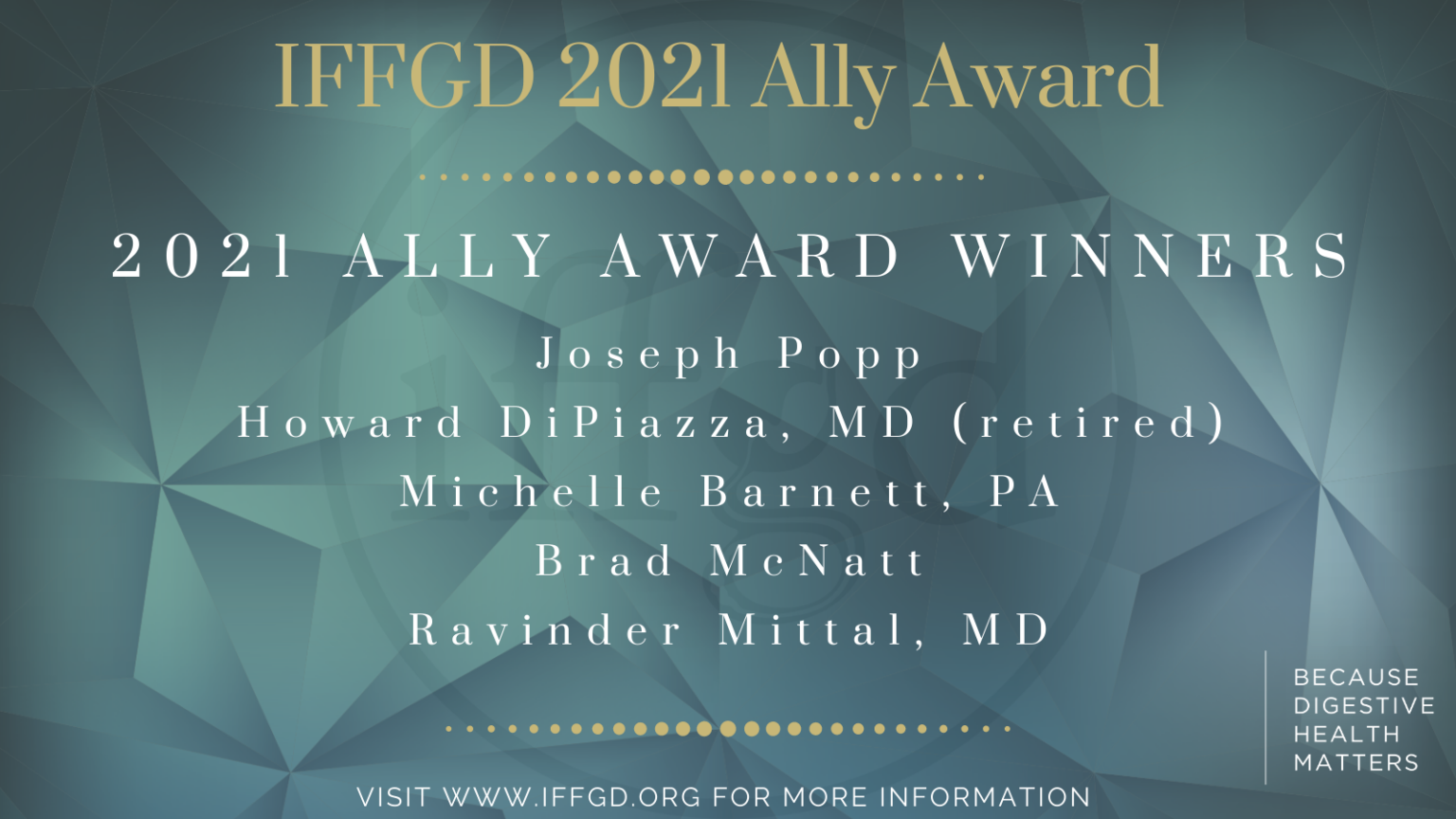 2021 IFFGD Ally Award - IFFGD