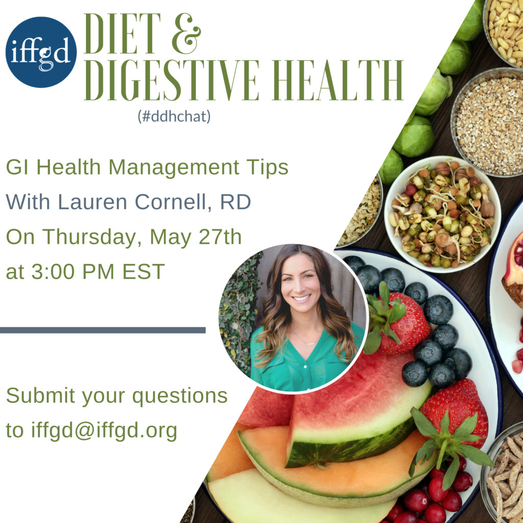 May 2021 Diet & Digestive Health (DDHChat) Twitter Chat With IFFGD, And ...